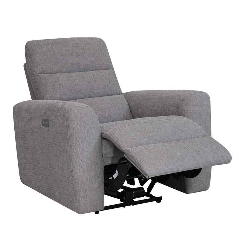 Butaca Lima Reclinable Eléctrica Tela Gris