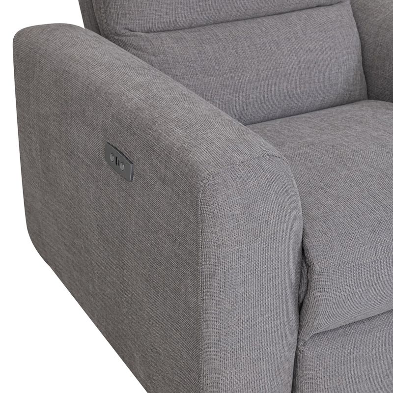 Butaca Lima Reclinable Eléctrica Tela Gris